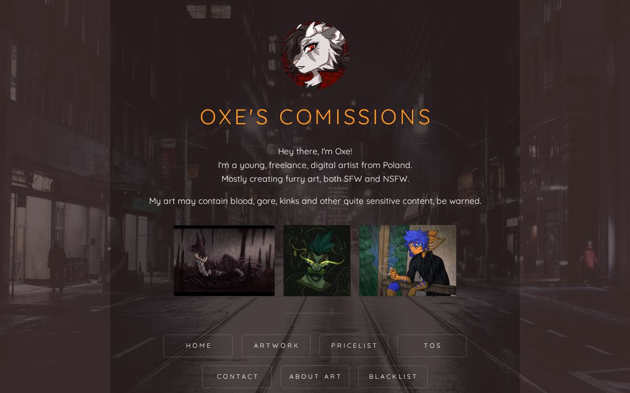 Oxe's Comissions